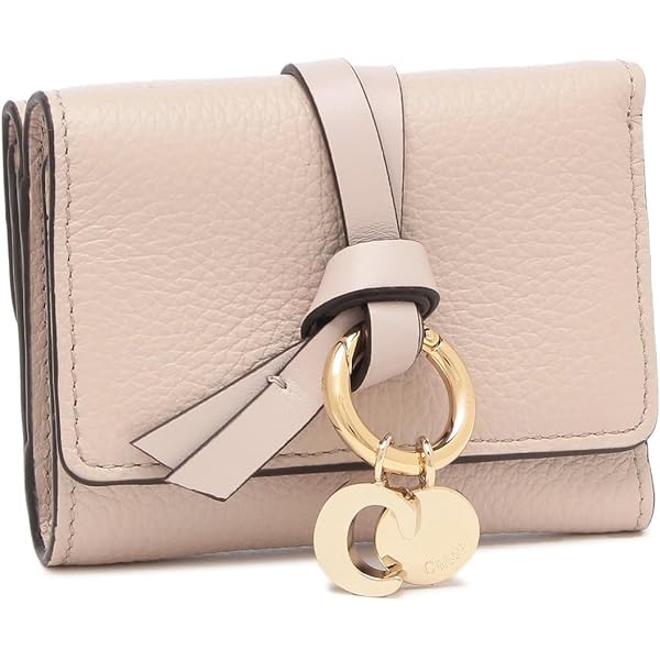 Amazon | [クロエ] 三つ折り財布 アルファベット グレー レディース